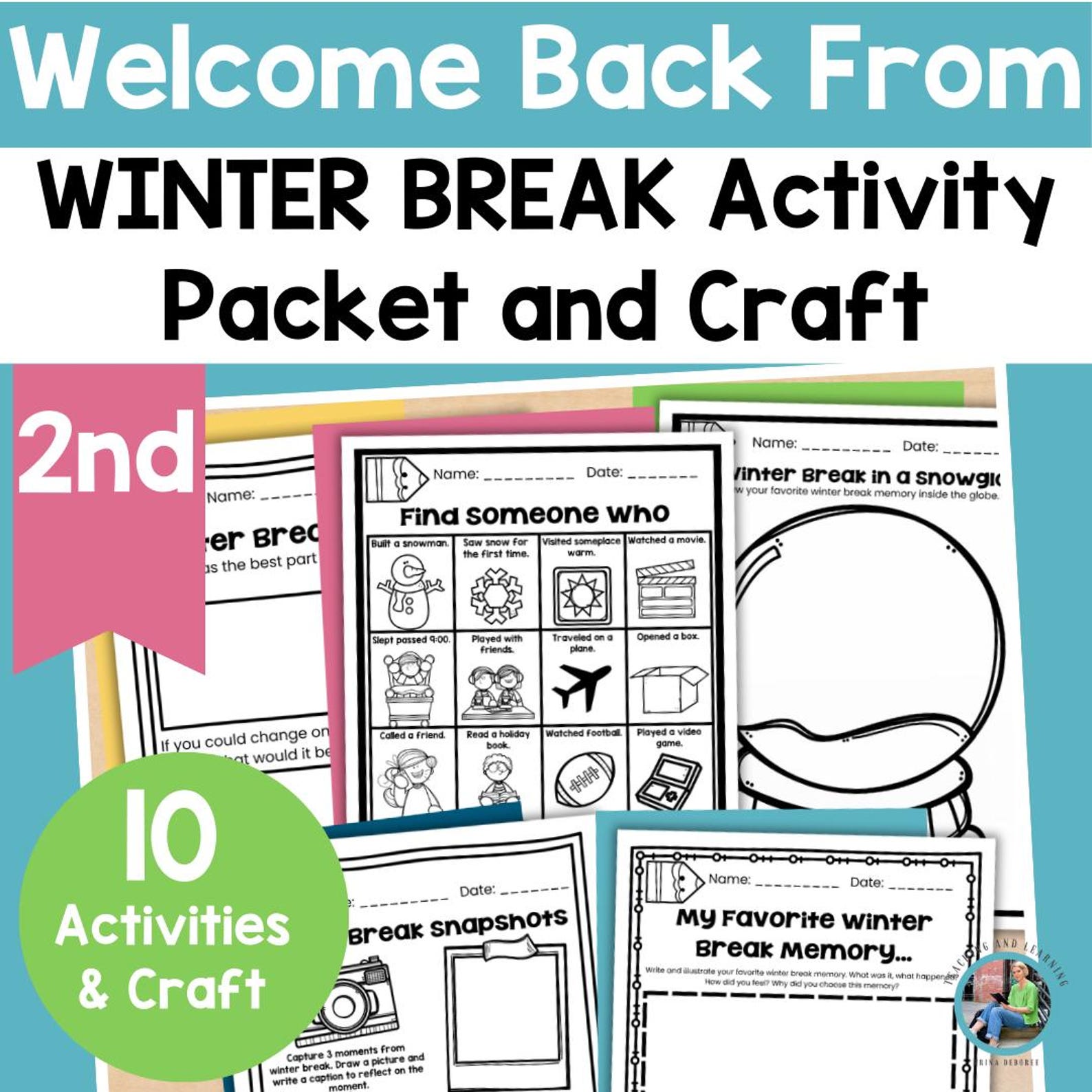 Back From Winter Break Welcome Back Activities, Snow Globe & Winter Fun ...