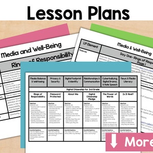 Digital Citizenship & Internet Safety Lesson Plans and Activities for ...