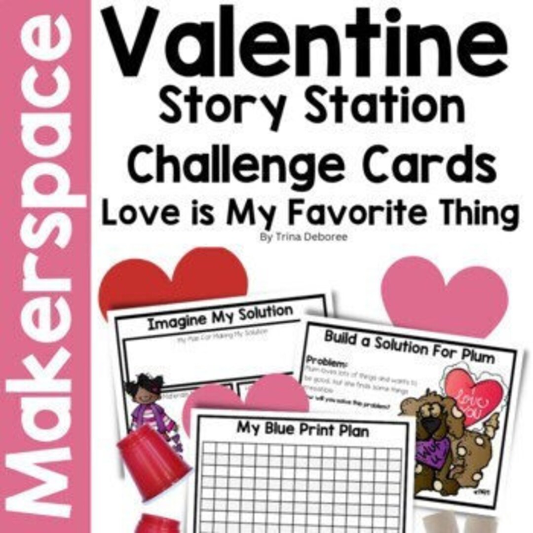 Valentine Makerspace Story Station Love is My Favorite Thing - Etsy
