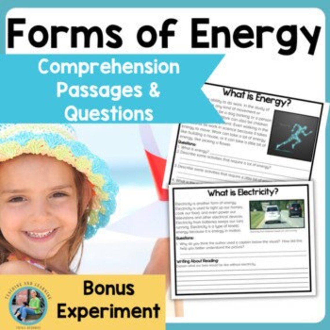 Forms of Energy Worksheet Science Reading Comprehension - Etsy