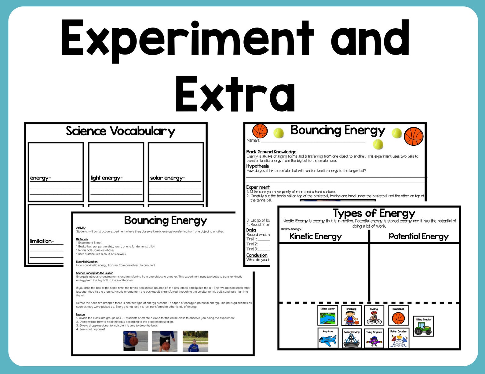 Forms of Energy Worksheet Science Reading Comprehension Passages and ...