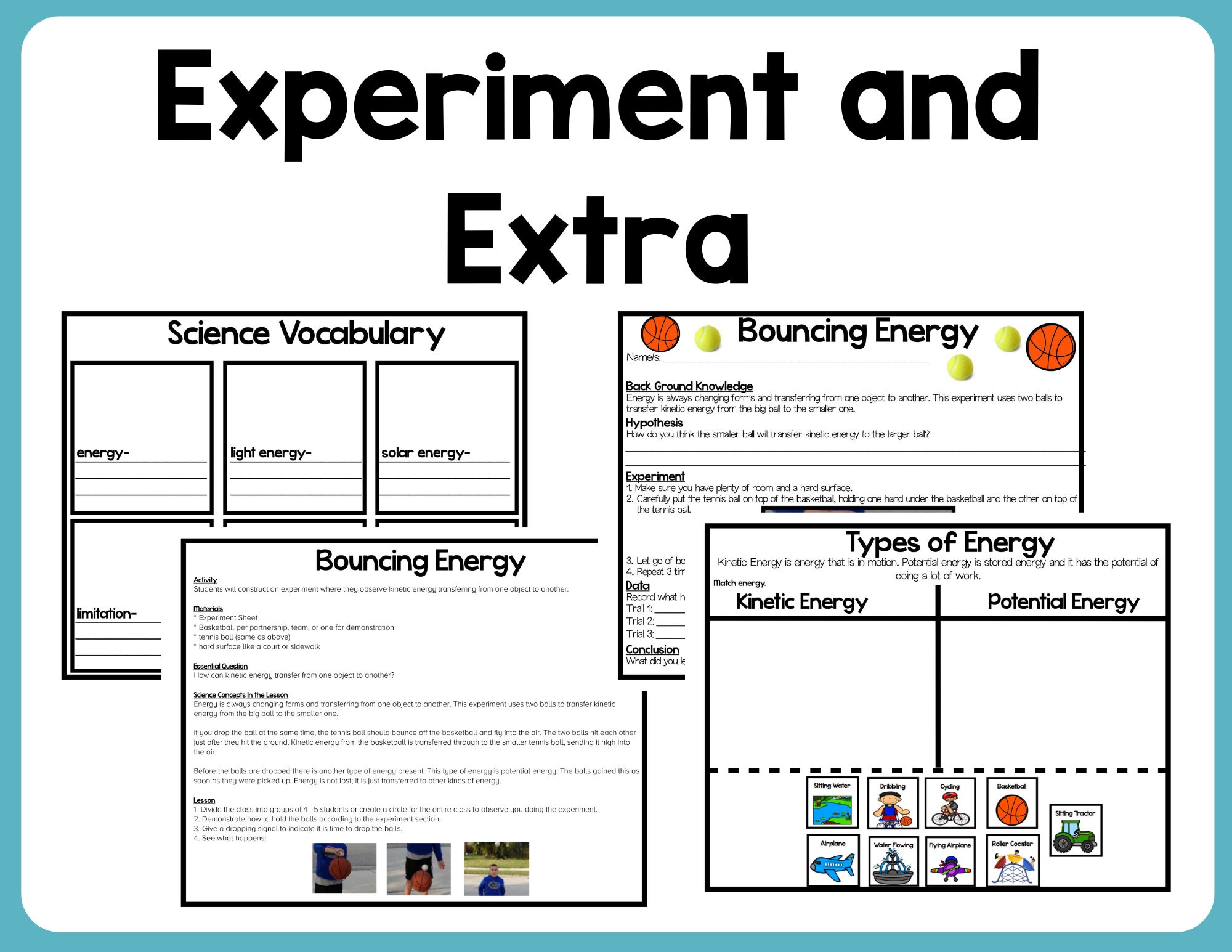 Forms of Energy Worksheet Science Reading Comprehension - Etsy