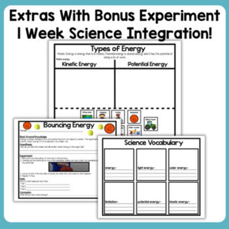 Forms of Energy Worksheet Science Reading Comprehension - Etsy