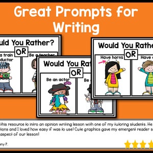 Would You Rather Questions Opinion Writing Prompts Would You Rather ...