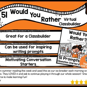 Would You Rather Questions Opinion Writing Prompts Would You Rather ...