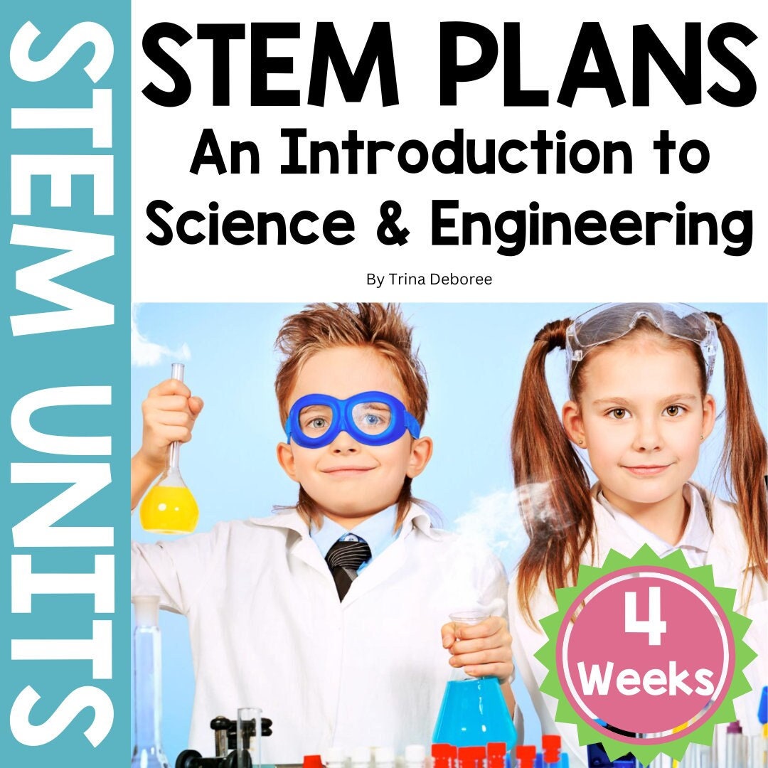 STEM Lesson Plans, Intro to Science and Engineering (digital Download ...