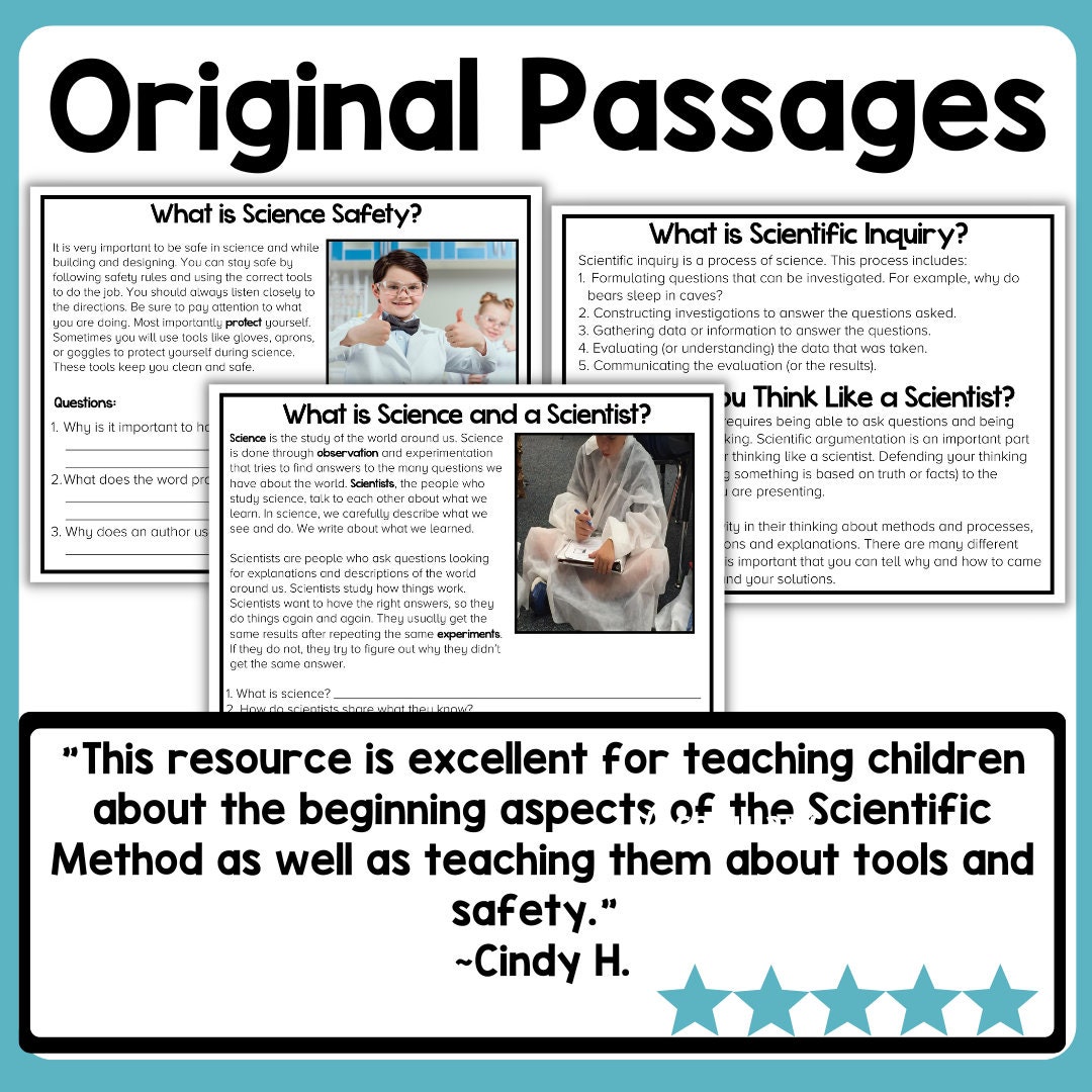 An Introduction to Science 2nd Grade Reading Comprehension Passages ...