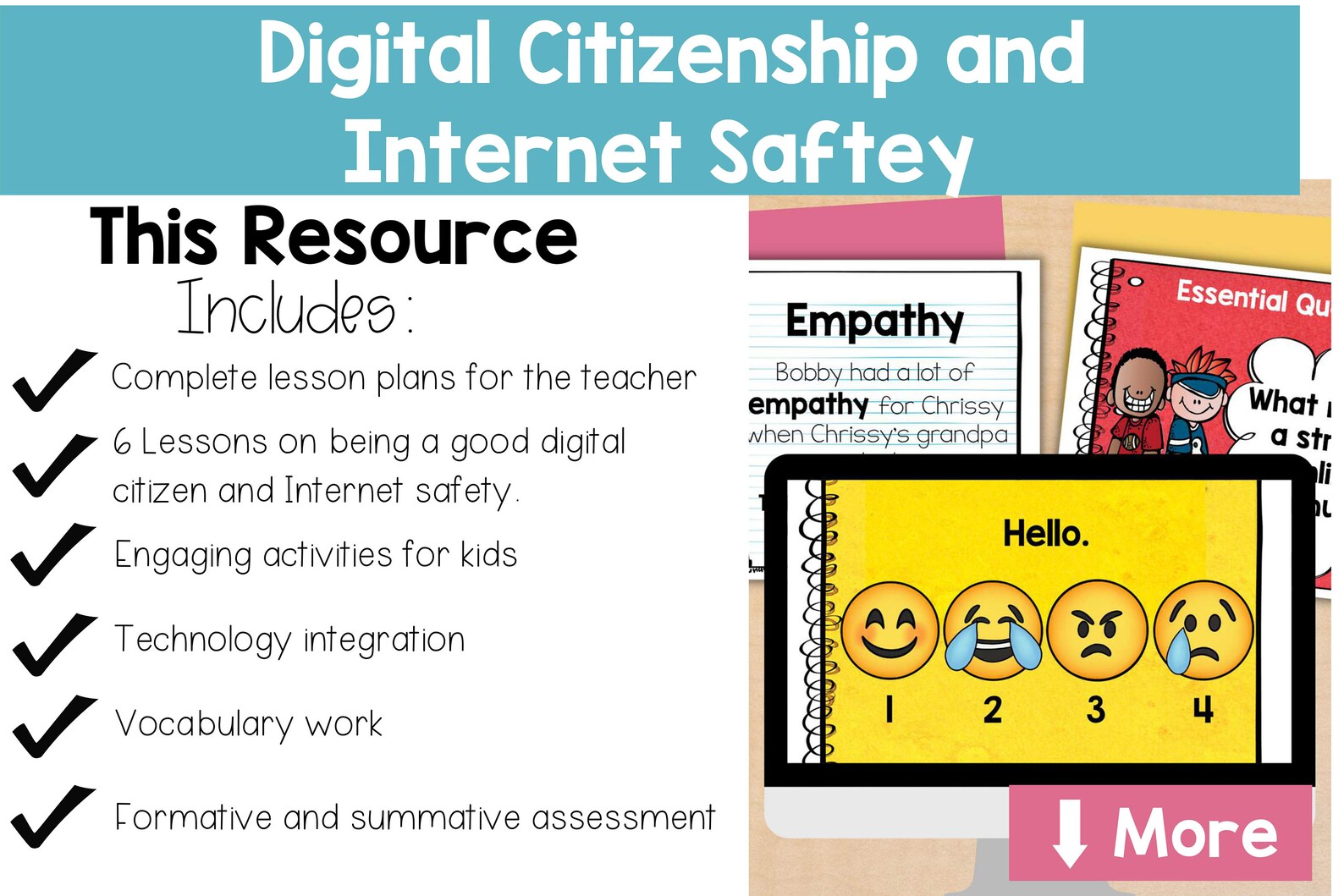 Digital Citizenship & Internet Safety Lesson Plans and Activities for ...