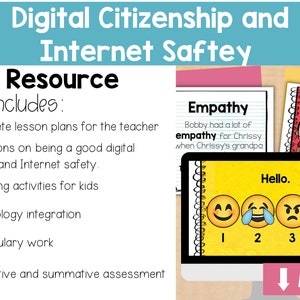 Digital Citizenship & Internet Safety Lesson Plans and Activities for ...