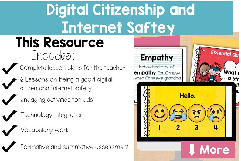 Digital Citizenship & Internet Safety Lesson Plans and Activities for ...