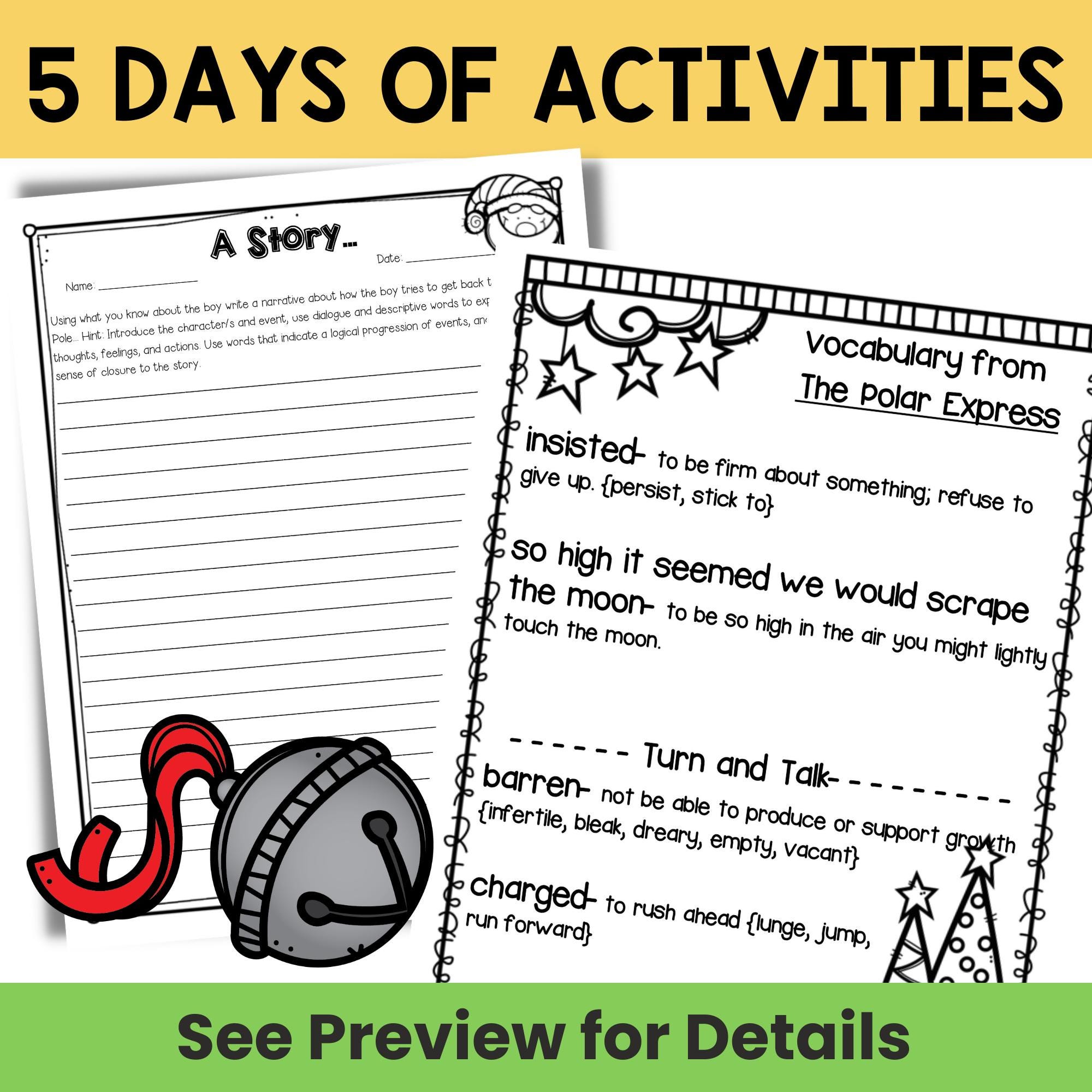 Polar Express Activities, Polar Express, Polar Express Writing and ...