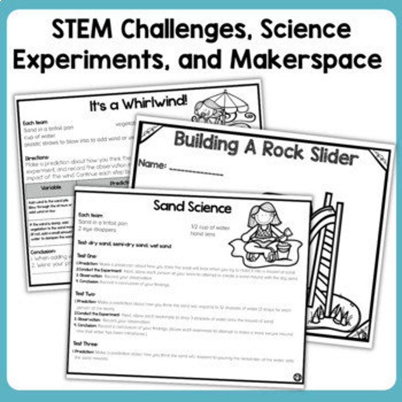 STEM Lesson Plans Unit 3 Rocks and Soil, Earth Systems, STEM Challenges ...