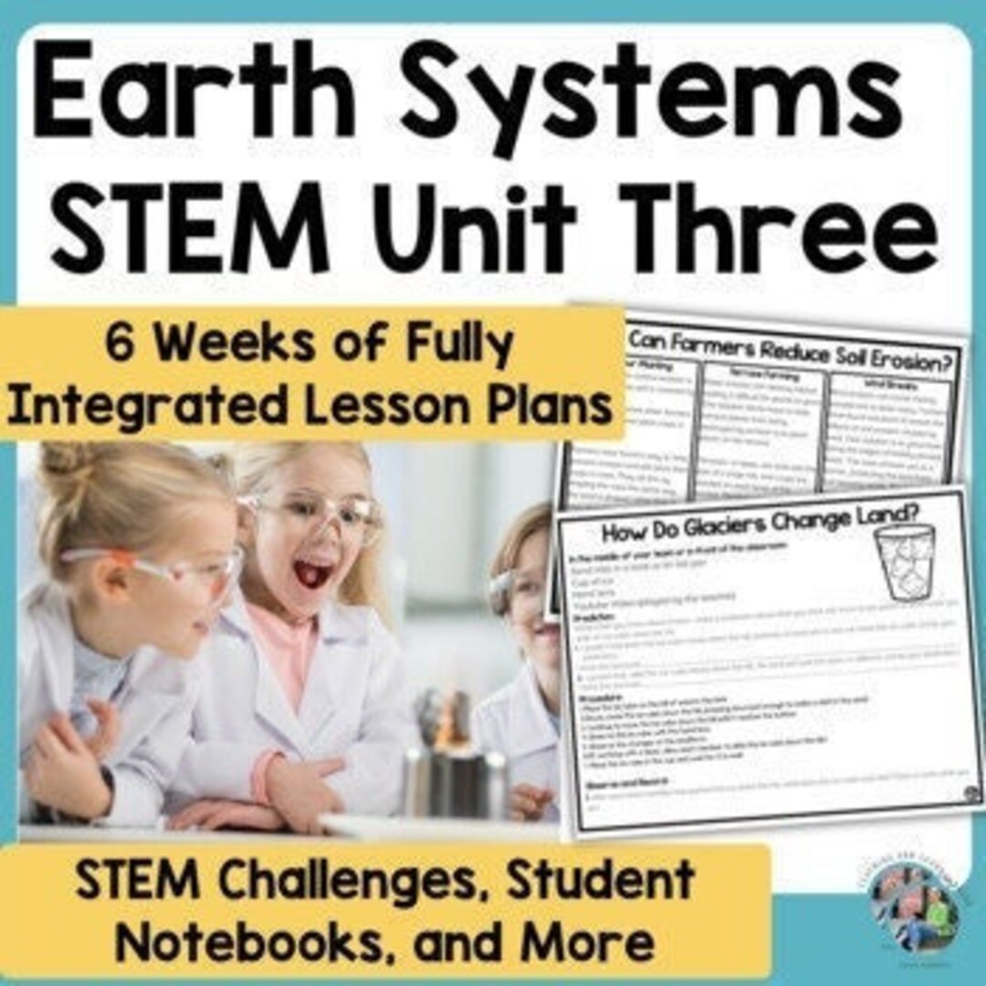 STEM Lesson Plans Unit 3 Rocks and Soil, Earth Systems, STEM Challenges ...