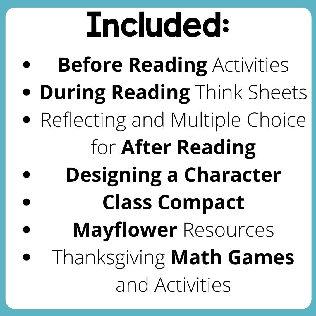 Molly's Pilgrim Thanksgiving Read Aloud & Thanksgiving Activities for ...