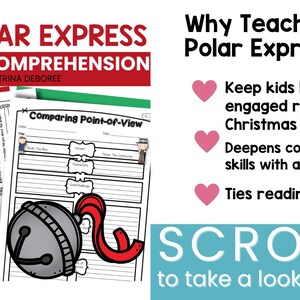 Polar Express Activities, Polar Express, Polar Express Writing and ...