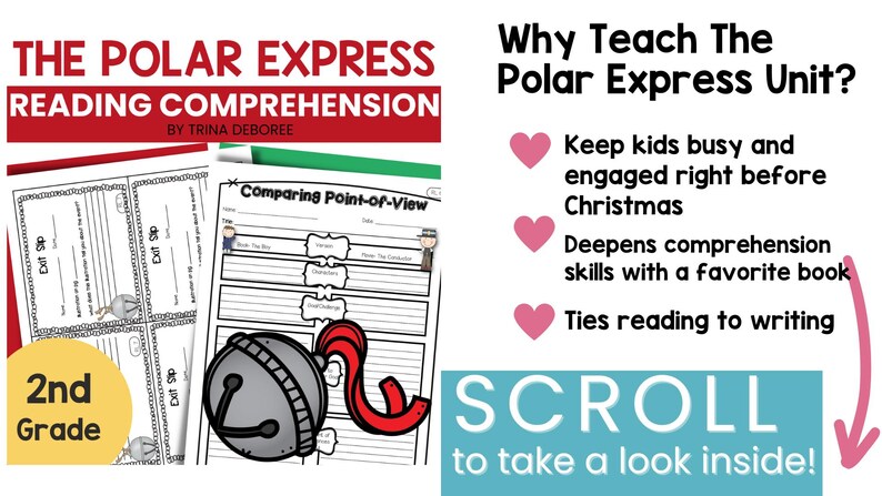 Polar Express Activities, Polar Express, Polar Express Writing and ...