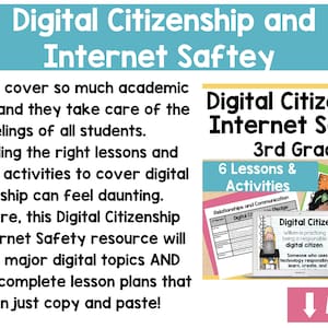 Digital Citizenship & Internet Safety Lesson Plans and Activities for ...