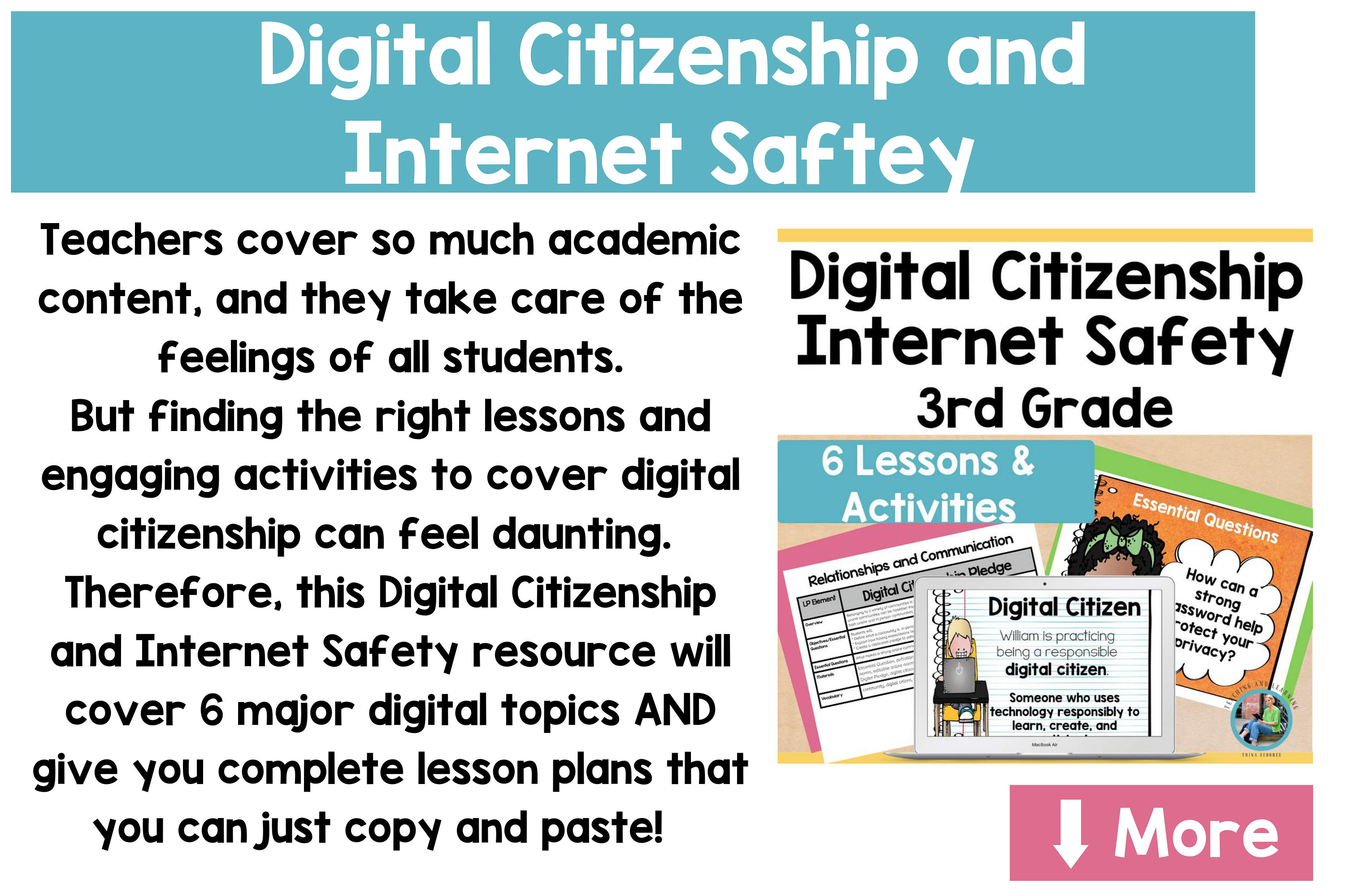 Digital Citizenship & Internet Safety Lesson Plans and Activities for ...