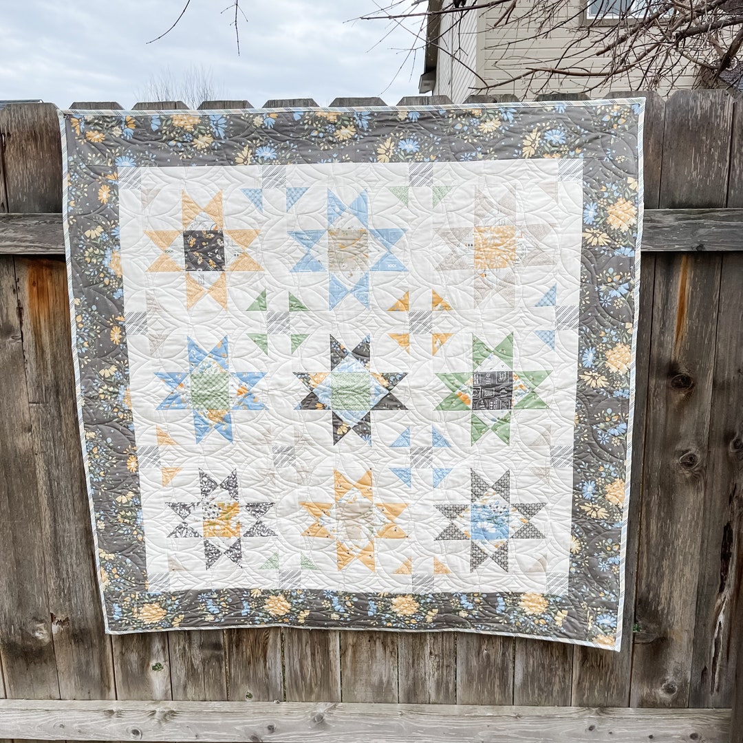 Ohio Star Finished Quilt - 48" X 48" - Etsy