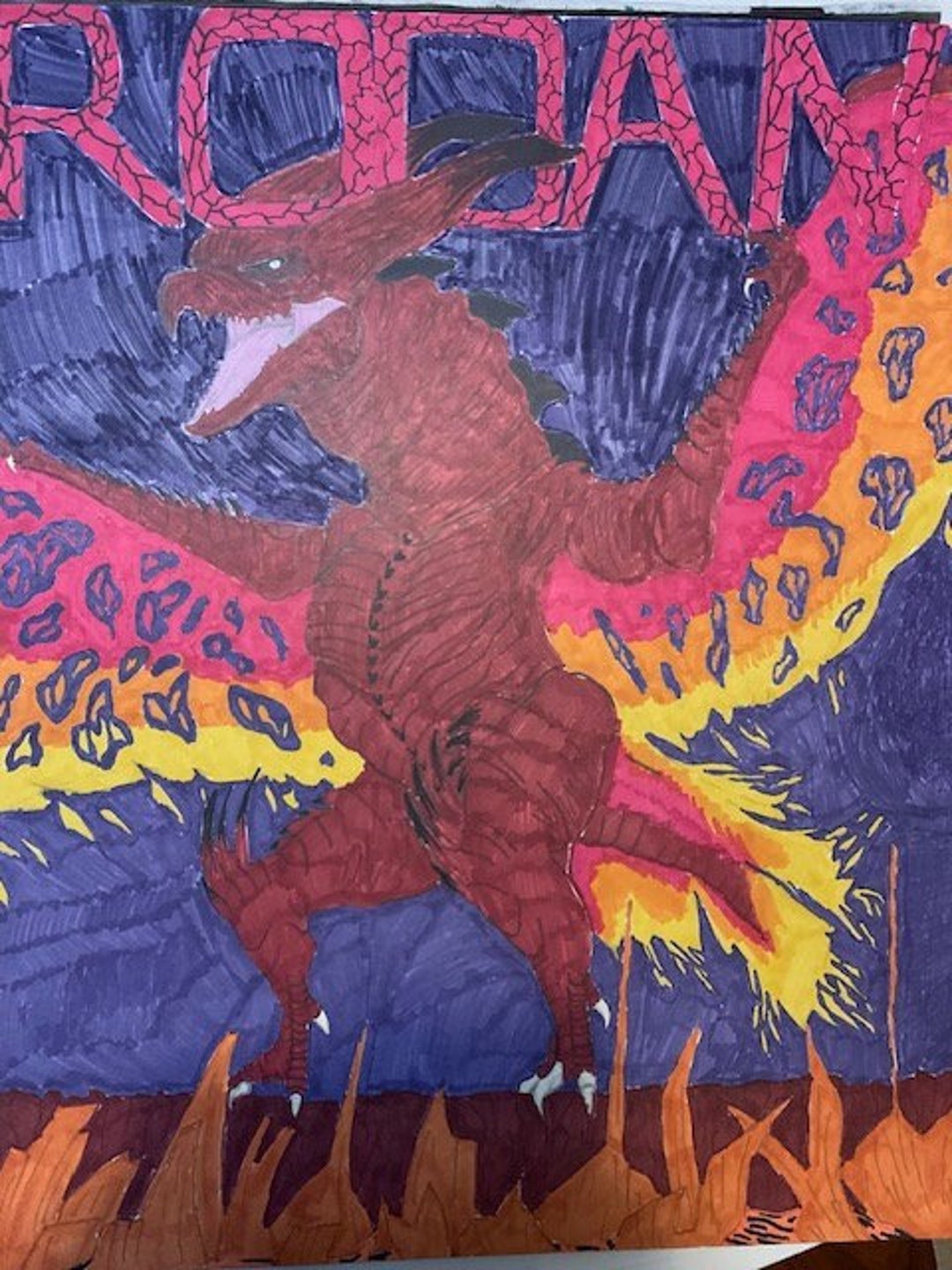 Rodan in Hell (godzilla in Hell Continuation) - Etsy