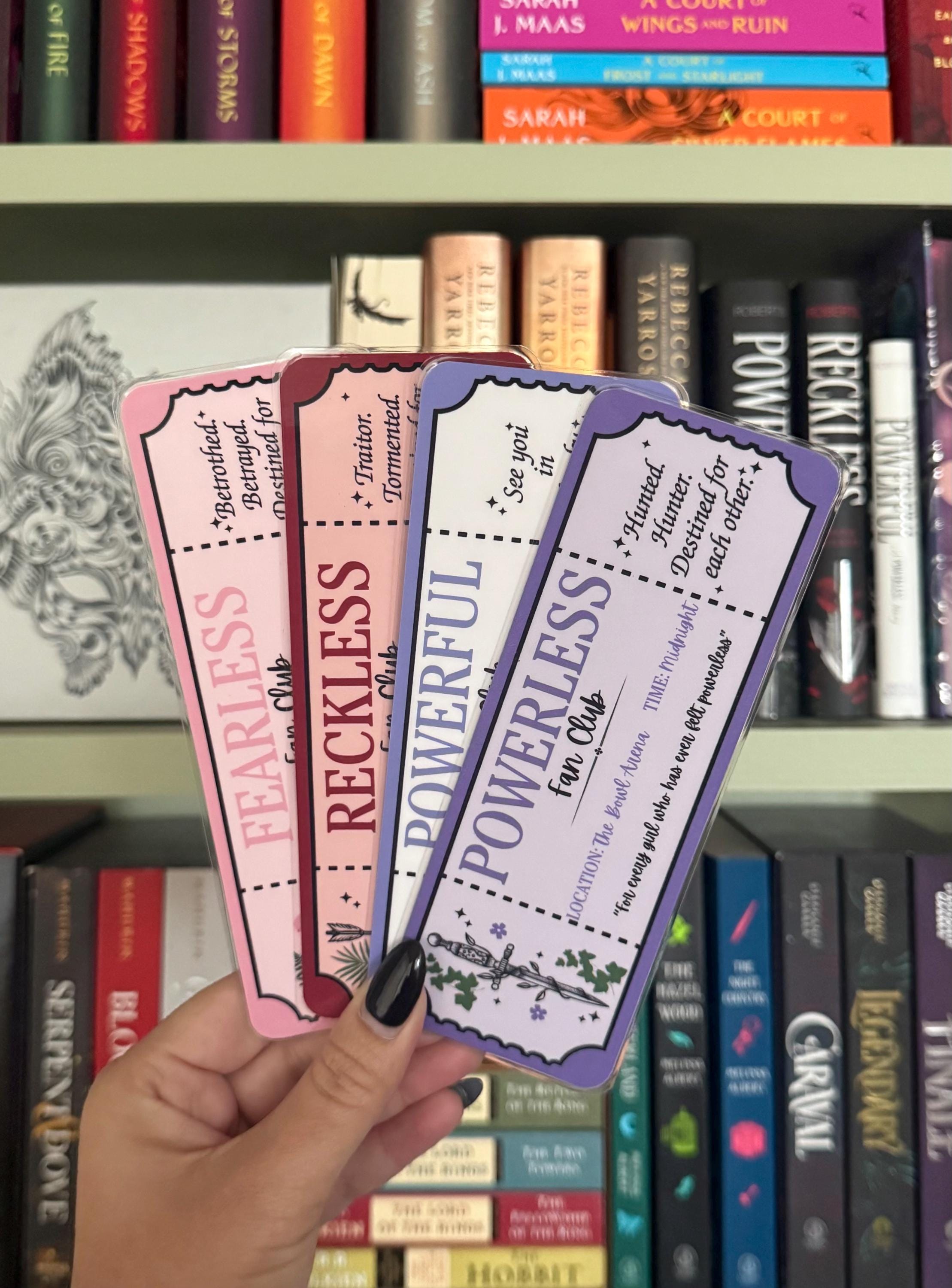 Powerless - Handmade Bookmarks, Bookworm, Bookish, Reader, Gifts for ...