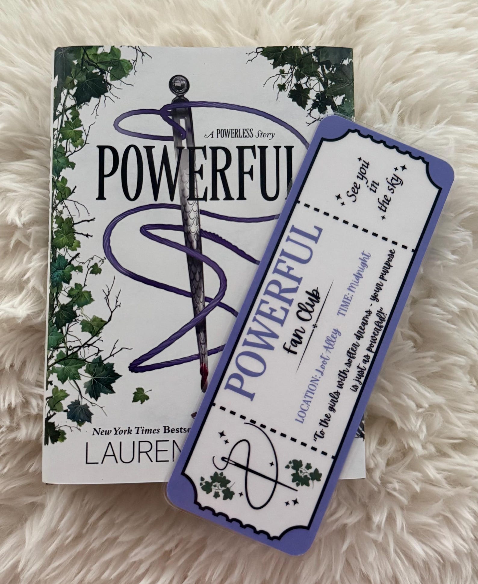 Powerless - Handmade Bookmarks, Bookworm, Bookish, Reader, Gifts for ...