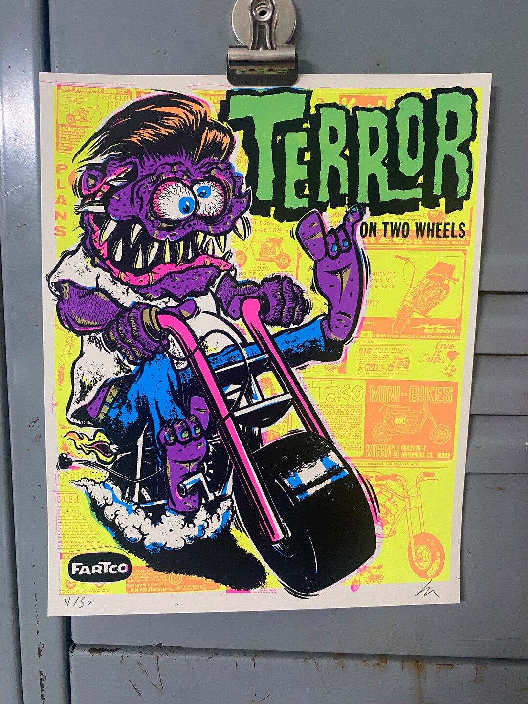 Terror on Two Wheels - Etsy