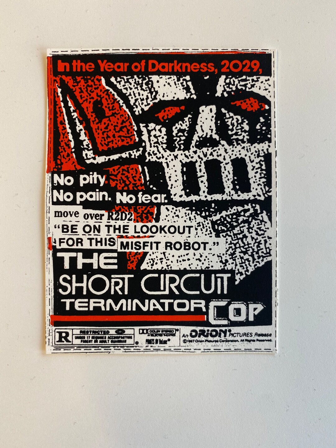 The Short Circuit Terminator Cop - Etsy