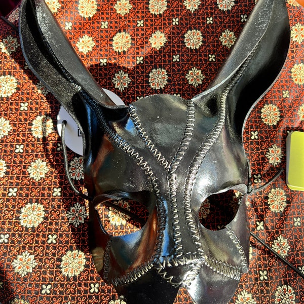 Leather Rabbit Mask - Etsy