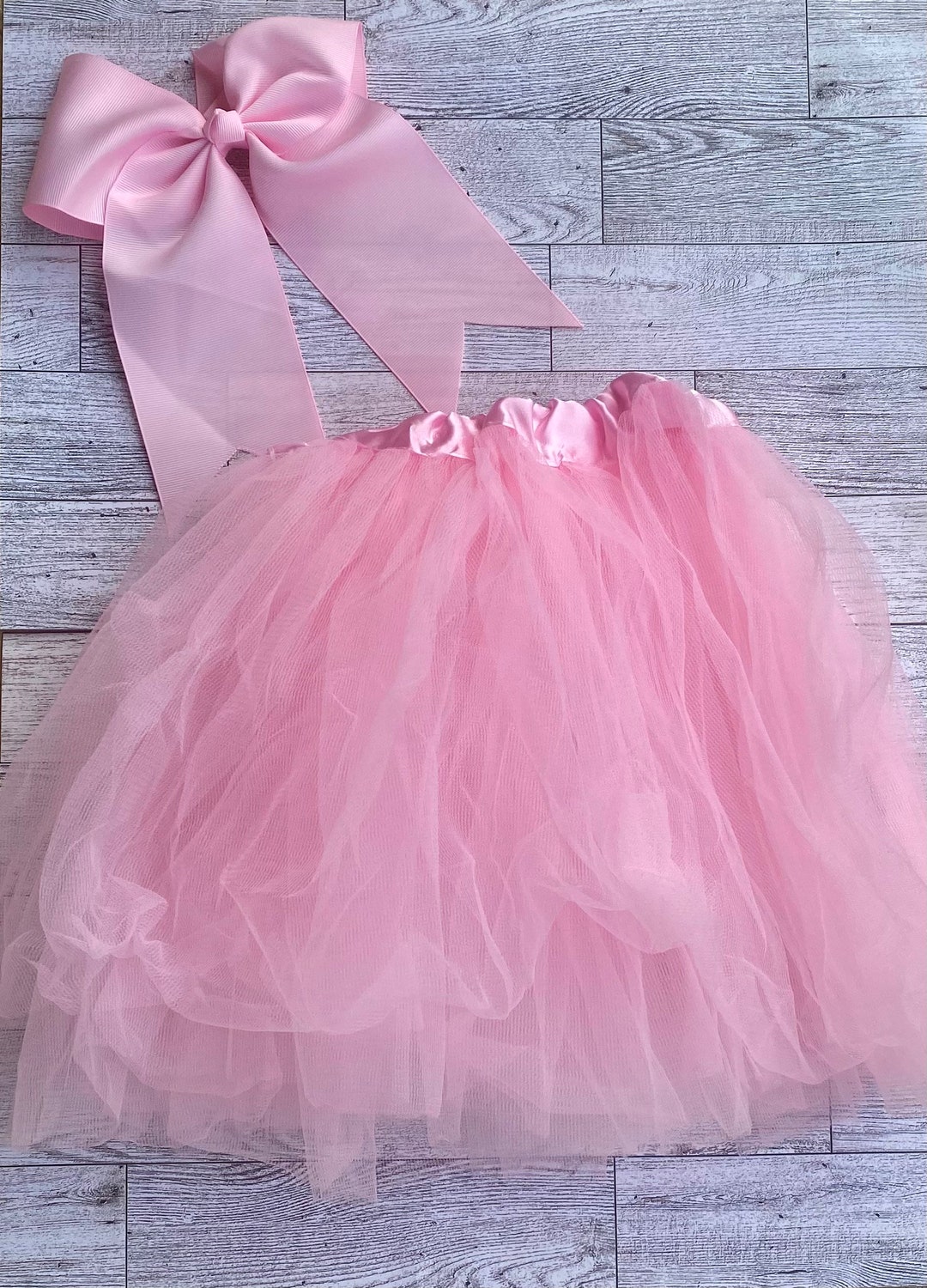 Personalized Bow & Birthday Tutu | Pink Tutu | Girl Birthday Outfit ...
