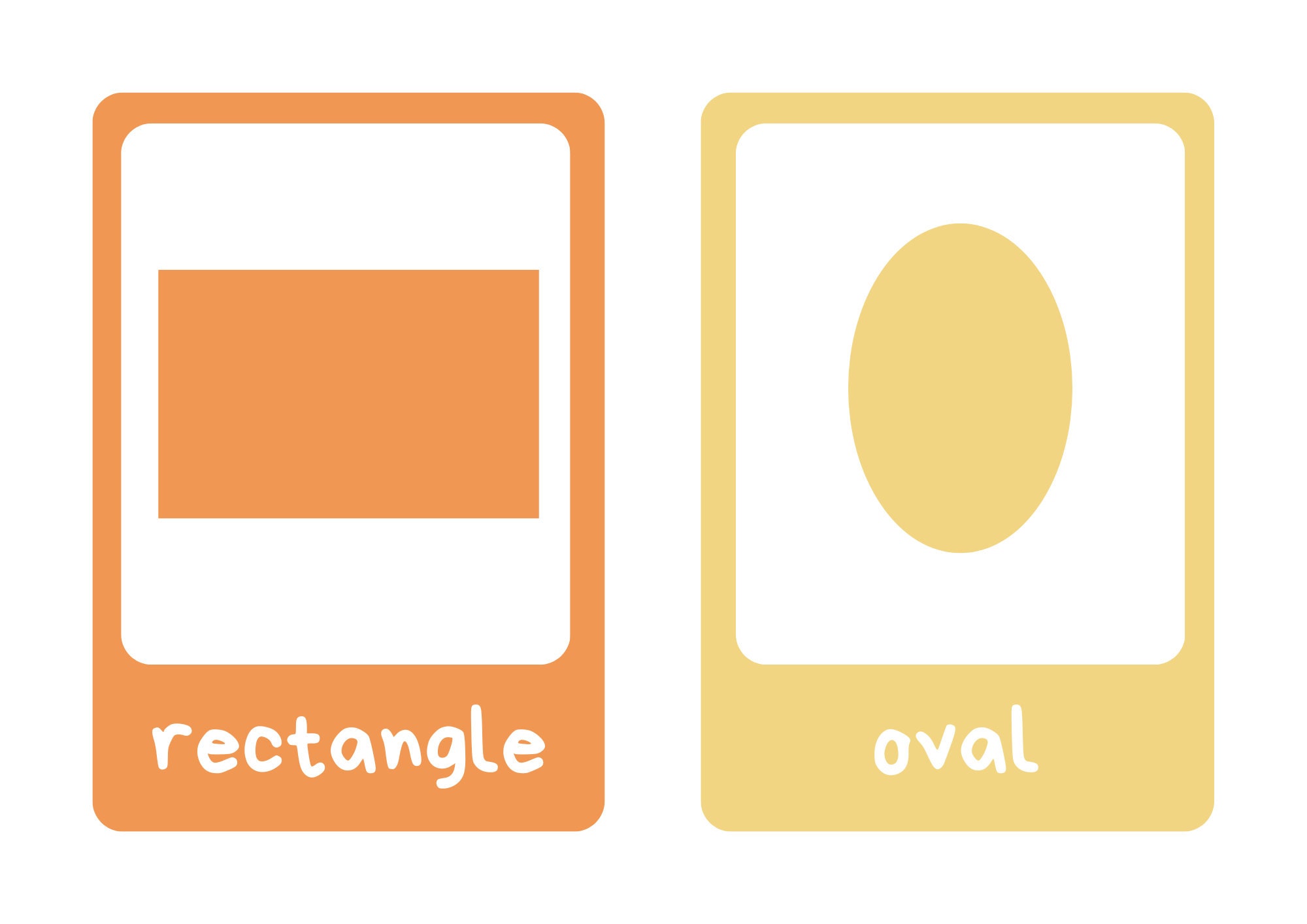 School Shapes Flashcards Matching Game Homeschool Family Color - Etsy UK