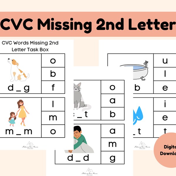 Kindergarten Task Boxes - Etsy