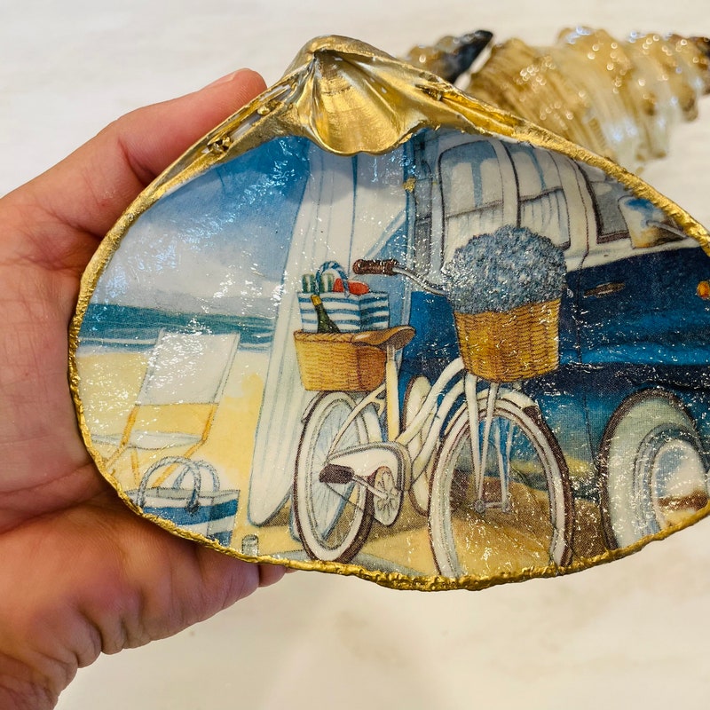 Painted Clam Shell - Etsy