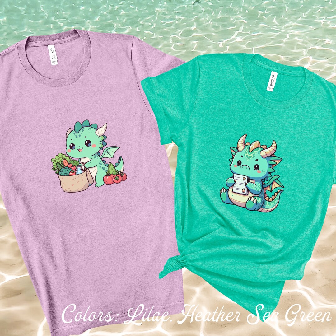 Kawaii Cute Dragon Housekeeping Homeowner, Chores Shirt, Kawaii ...