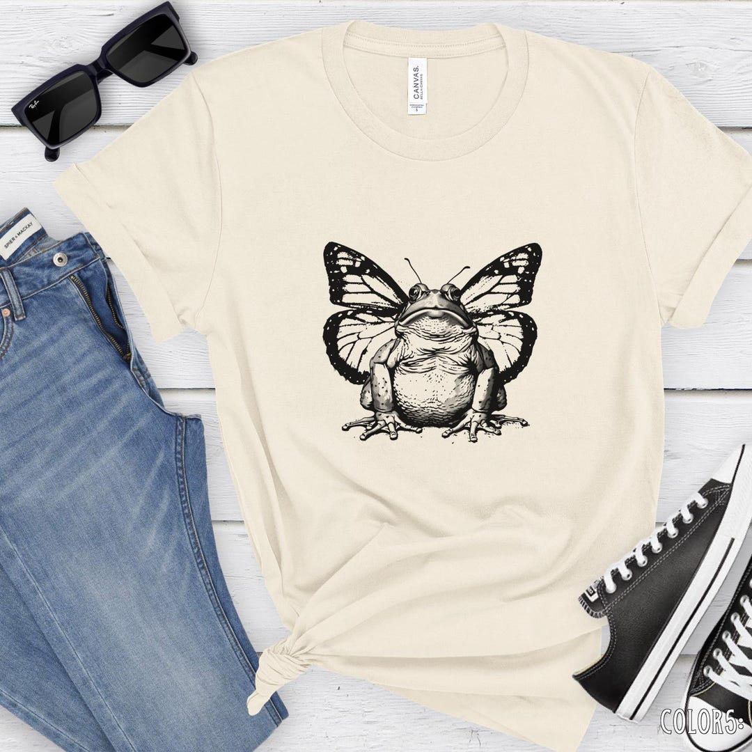 Frog With Butterfly Wings, Weirdcore Dreamcore, Weirdy Tee, Weird Core ...