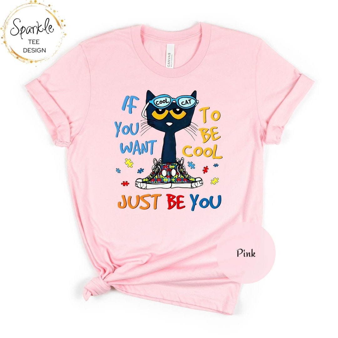 Just Be You Shirt Cool Cat Shirt Funny Cat Shirts for Women - Etsy