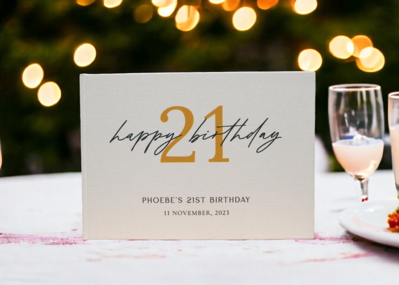 Birthday Guest Book Birthday Gift 40th Birthday Birthday Book ...