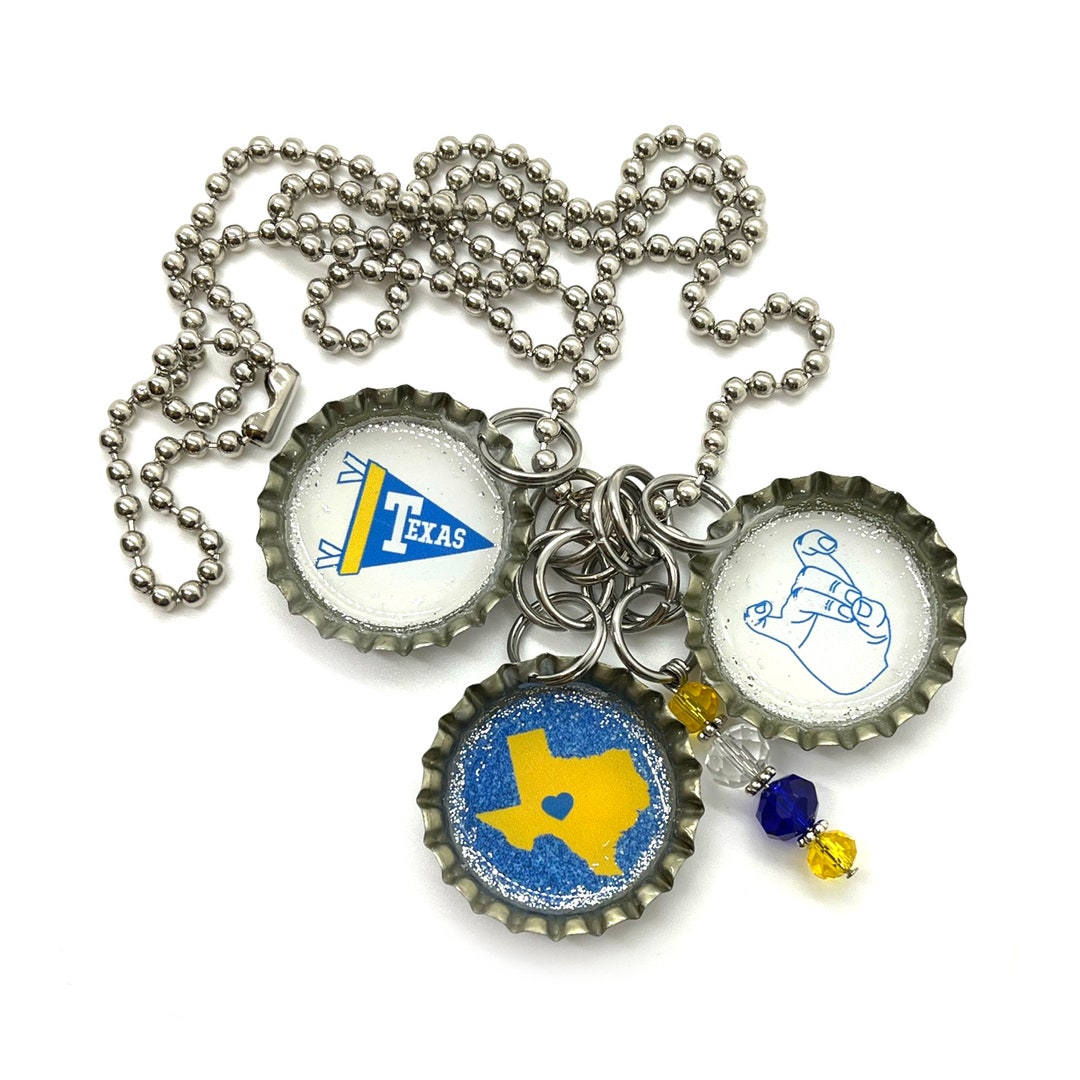 Angelo State - Gameday Necklace OR Keychain - You Choose! - Etsy