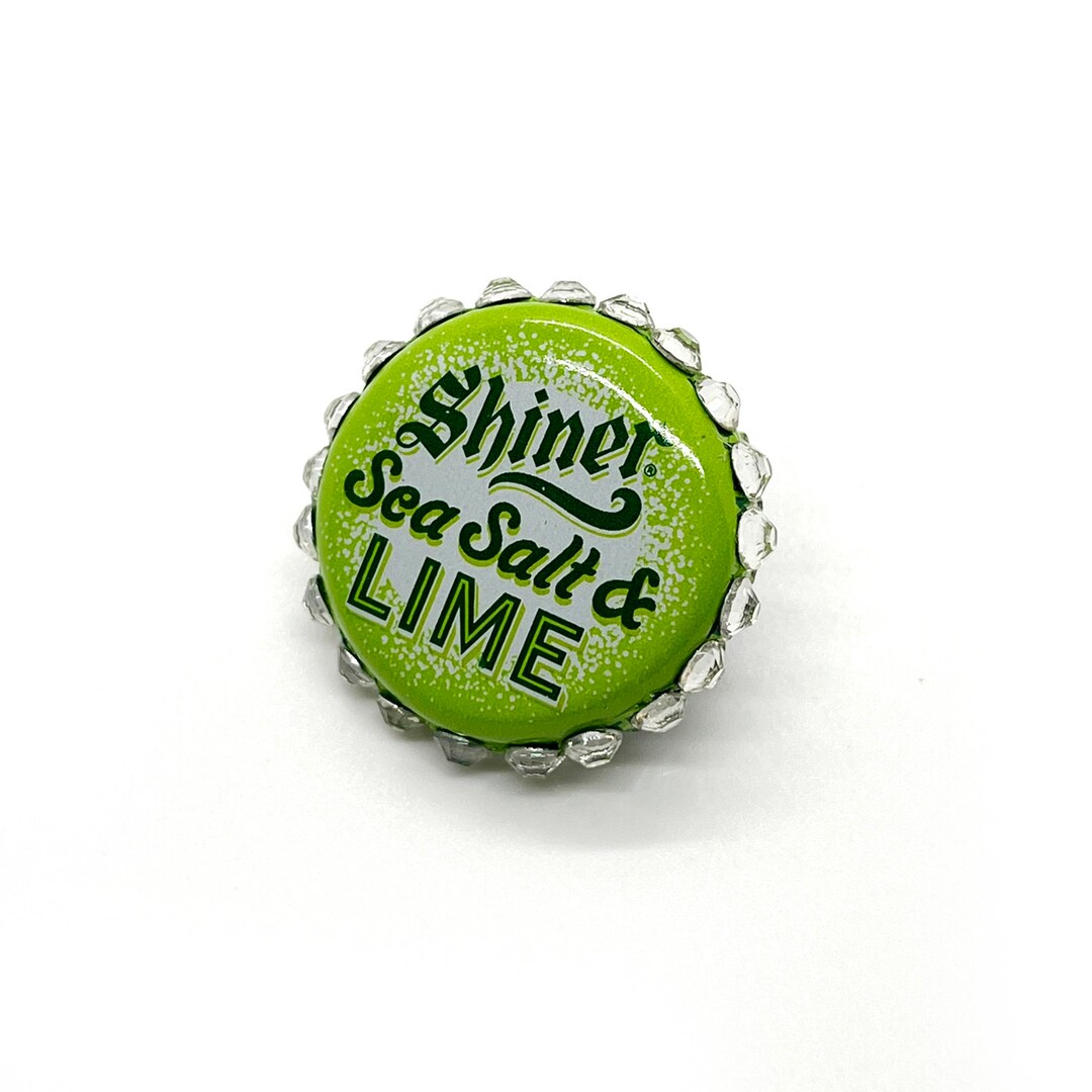 Shiner Beer Bottle Cap Hat Pin: Rhinestone Cowgirl Western Accessory - Etsy
