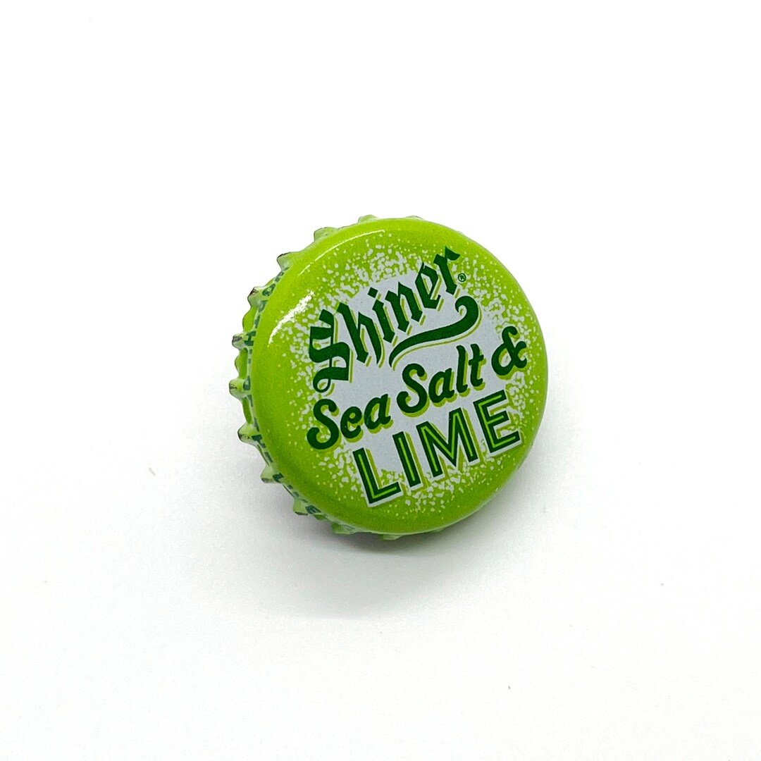 Shiner Sea Salt & Lime Beer Bottle Cap Hat Pin: Western Accessory - Etsy