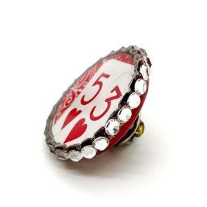 Customized Playing Card Brooch Pin With Choice of Cards - Made With ...