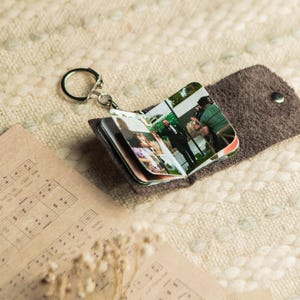 Photobook Keychain, Photo Keychain, Small Photo Album Keychain, Picture ...