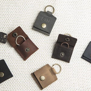 Ring Ring Key Holder, Personalized Leather Ring Box, Customized Ring ...