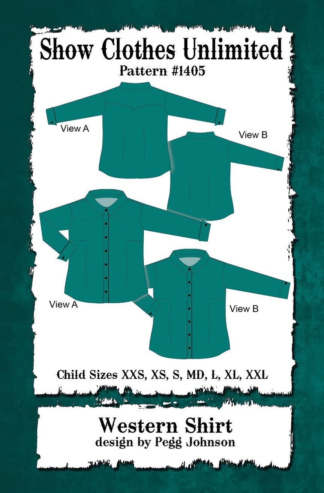 Child's Western Shirt Sewing Pattern - Rodeo, Ranch (PDF Pattern) - Etsy