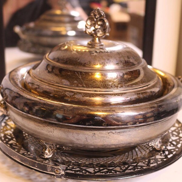 Monarch Plate Silver - Etsy