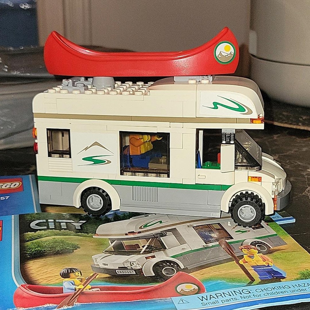 Lego City 60057 Camper Van Complete With Instructions 2 Mini-figures - Etsy