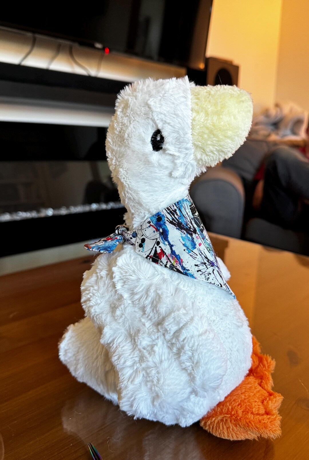 Fleece Duck Stuffed Animal – Cuddly Plush Toy - Etsy Canada