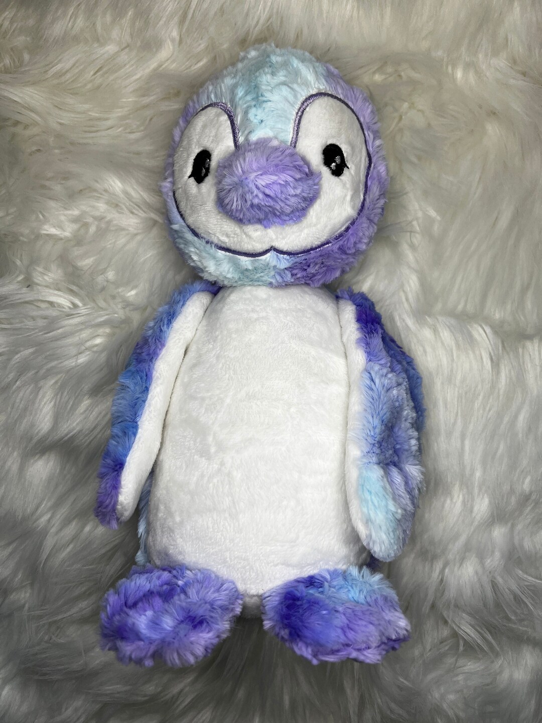 Penguin Stuffed Animal Purple Penguin, Soft Toy, Cuddly Softee, Plush ...