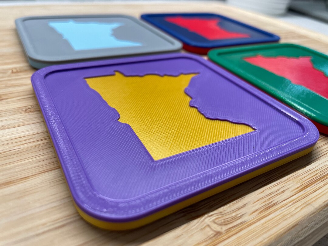 Minnesota Sports Coasters Set of 4 - Etsy