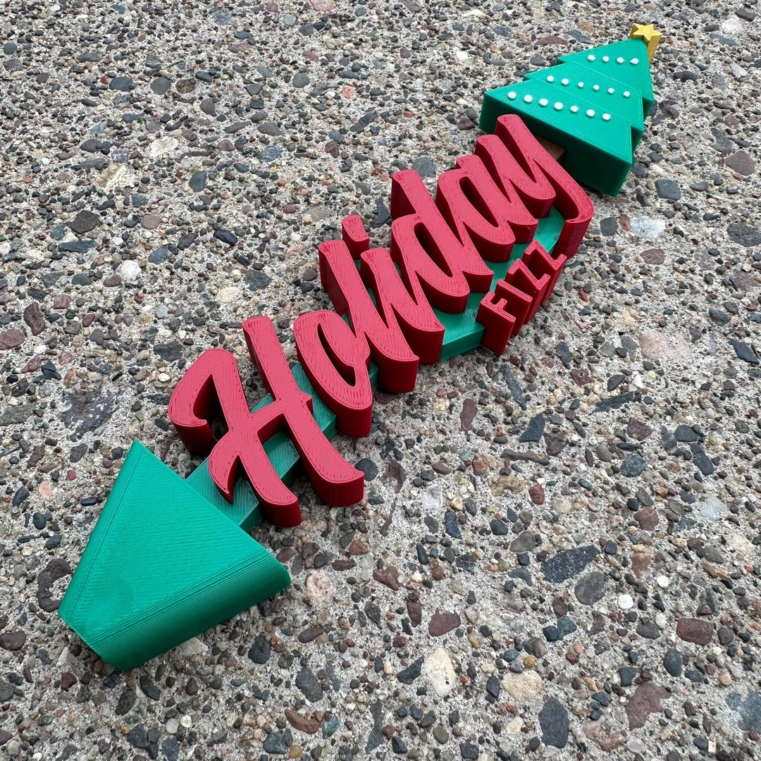 Custom Holiday Tap Handle - High Contrast - Etsy